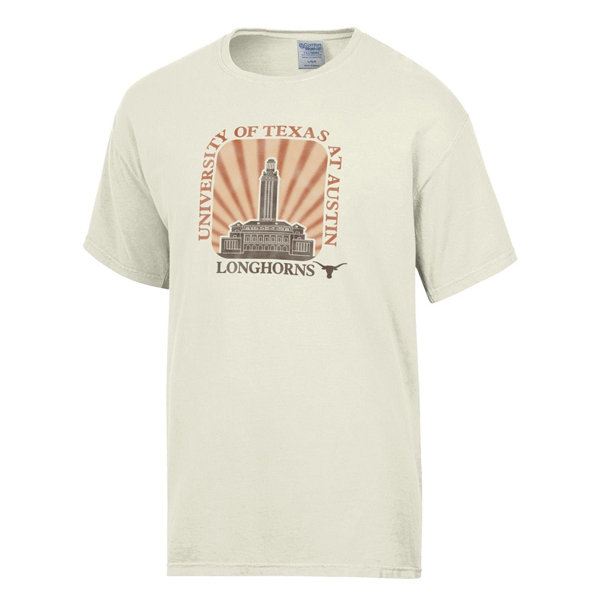 Texas Longhorns Beaming Tower ComfortWash Tee – University Co-op