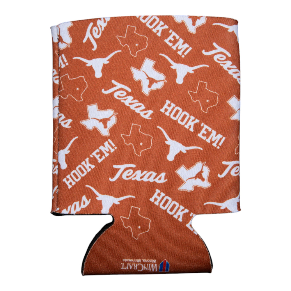 Texas Longhorns Scatter Logos Can Cooler | University Co-op