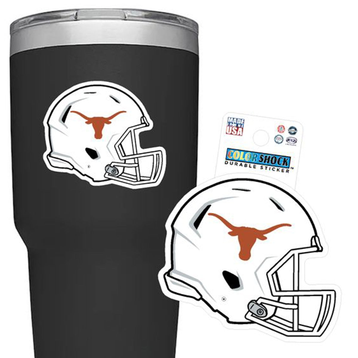 Texas Helmet Rugged Sticker – University Co-op