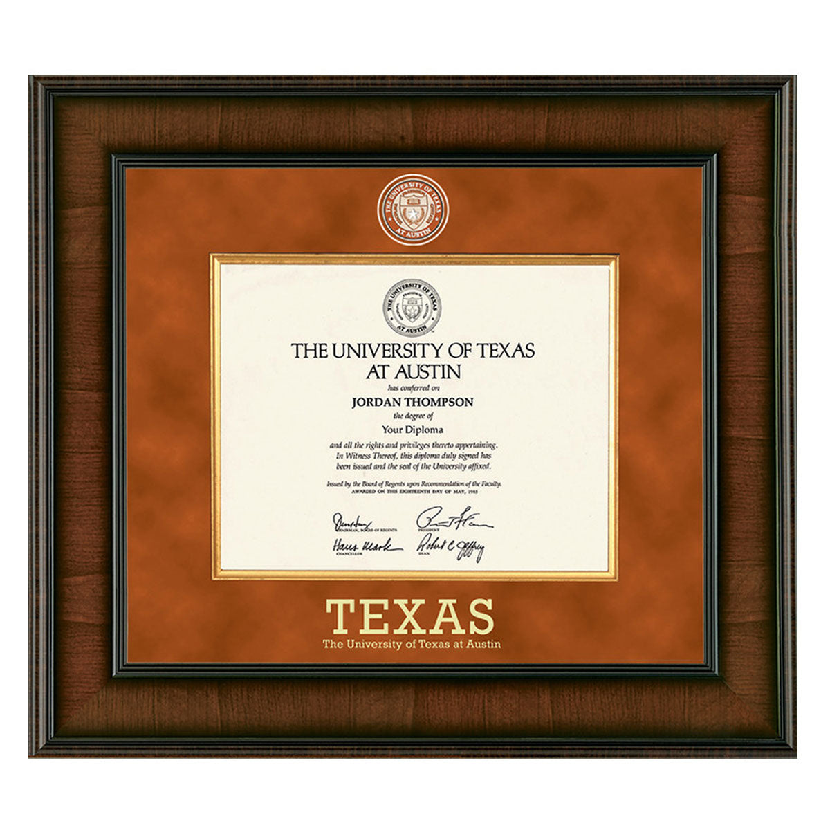 UT Madison Burnt Orange Diploma Frame – University Co-op