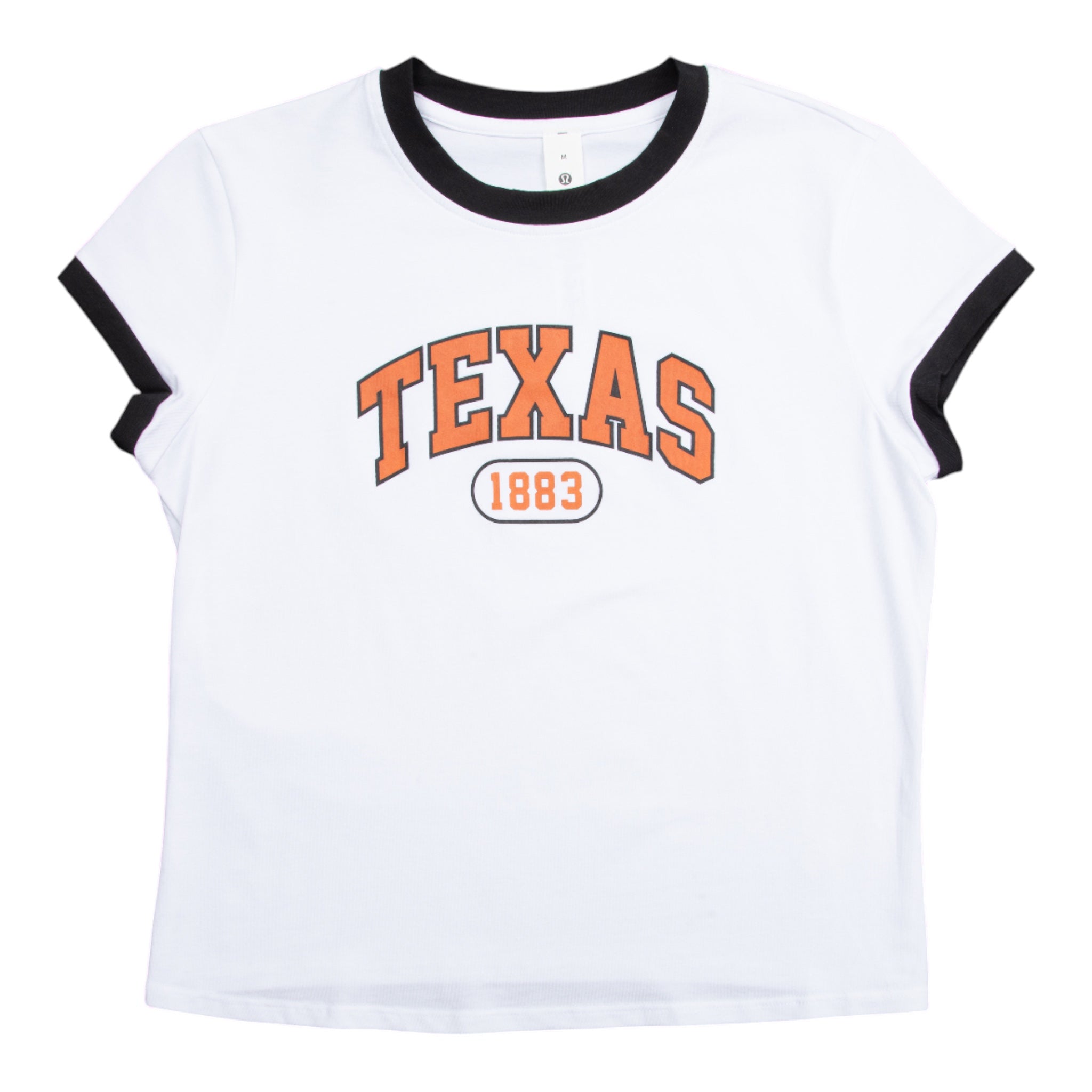 lululemon Texas Longhorns Organic Cotton Ringer Baby Tee | University Co-op