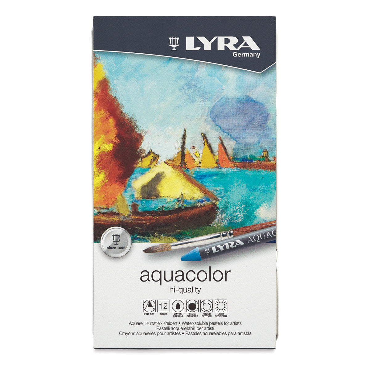 Lyra Aquacolor Crayon Set of 12 | University Co-op