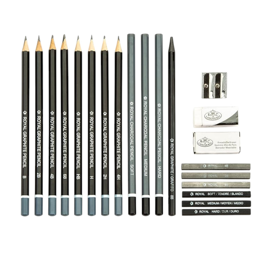 Royal Brush Sketching & Drawing Essentials Tin Set | University Co-op